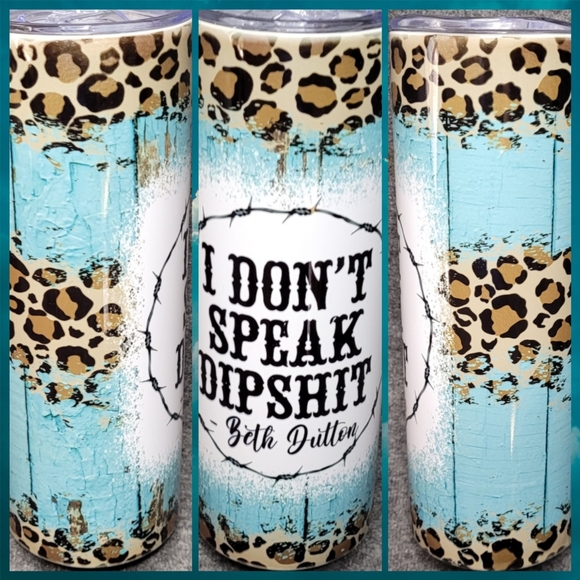 Kitchen | Yellowstone Dutton Ranch Beth Dutton Sublimated Tumbler W Lid ...